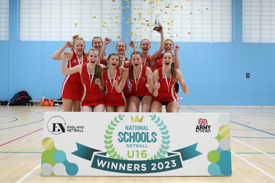 England Netball National Schools Finals Winners